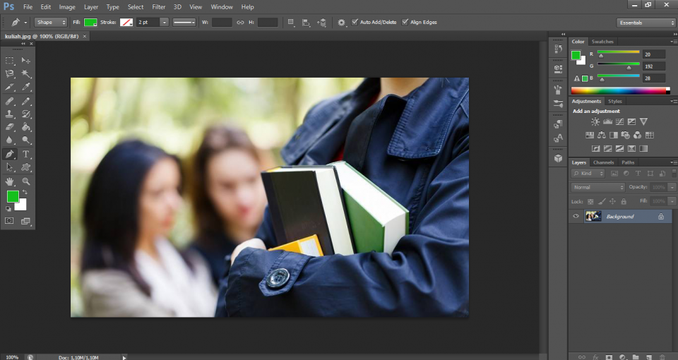 Cara tercepat menghilangkan background di photoshop dan online ...